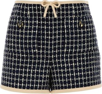 Valentino Garavani Femme, Shorts, Bleu, Taille: 36 FR Shorts en boucl&eacute;