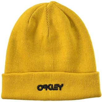 Oakley B1b Logo Beanie Bonnet, Jaune Ambre, Taille Unique Mixte Adulte