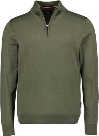 Daniel Hechter Herren Troyer grün unifarben