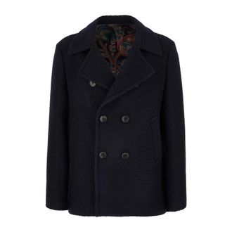 Etro Homme, Vestes, Bleu, Taille: M Cappotti Blazer