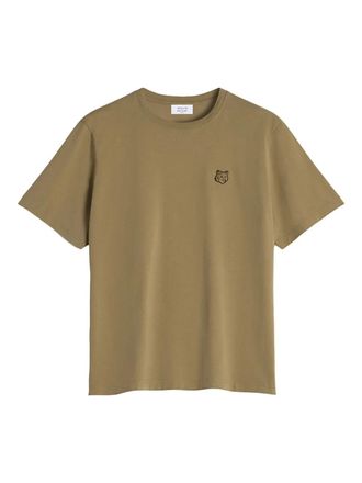 Maison Kitsuné t-shirt à patch Bold Fox Head - Vert