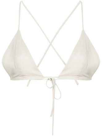 Philosophy di Lorenzo Serafini Top mit Triangel-Cup - Grau