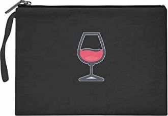 Bonateks Femme Frfcb101813 Femme Clutches, Noir, Black EU