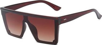 Generic Lunettes De Soleil &Agrave; Monture Large For Homme Et Femme, Id&eacute;ales For Lext&eacute;rieur, Les Vacances, Le Sport La Conduite(Brown)