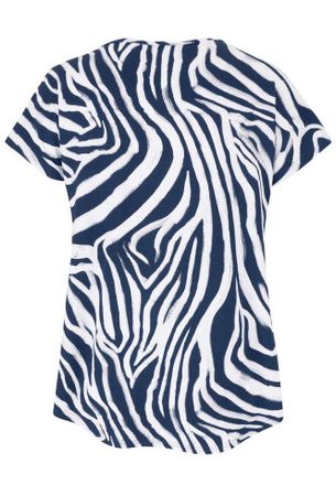 Doris Streich T-Shirt mit Zebra-Print