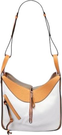 Loewe Pre-owned Cuir sacs-main - Femme - Pre-owned - Blanc - Taille: ONE Size