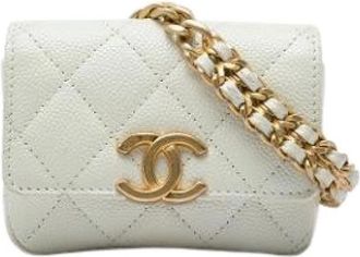 Chanel Sac banane mini doccasion - Femme - Pre-owned - Blanc - Taille: ONE Size