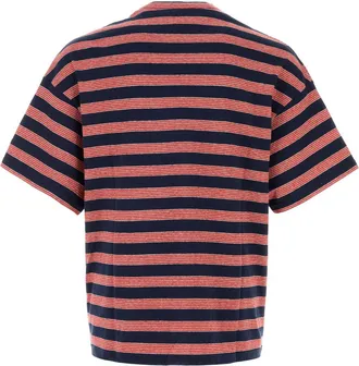 Jil Sander Mens Embroidered Cotton T-Shirt 646 Exterior Exterior: T-shirts And Polos