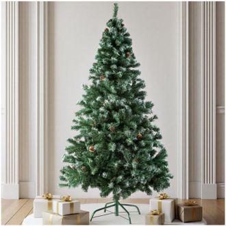 TecTake Christbaum realistischer und naturgetreuer Weihnachtsbaum k&uuml;nstlich, Tannenbaum, Deko, Christmas Tree - Kunstbaum mit St&auml;nder - 180 cm, 705 Spitzen un