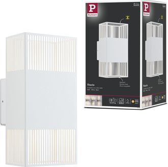 Paulmann 71252 LED Wandleuchte Tharin IP44 3000K 120x104mm 2x3,7W Wei&szlig;