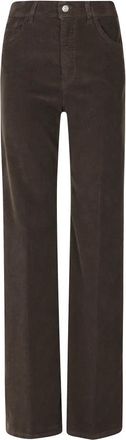Dondup Amber Weite Hosen - - Trousers - Damen - Braun - W24