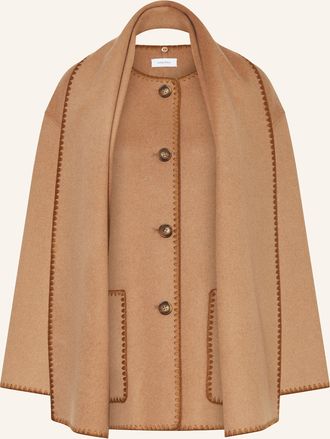 Darling Harbour Darling Harbour Jacke Mit Abnehmbarem Schal braun