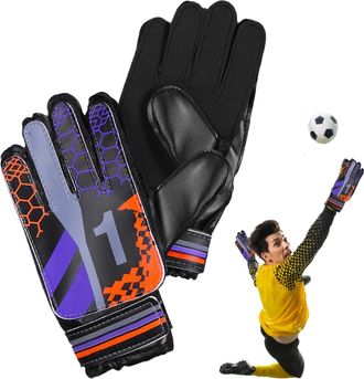Generico Fu&szlig;ballhandschuhe, Torwarthandschuhe f&uuml;r Erwachsene, Torwarthandschuhe f&uuml;r Erwachsene, Schutzausr&uuml;stung mit verbesserten Griffpolstern f&uuml;r professione