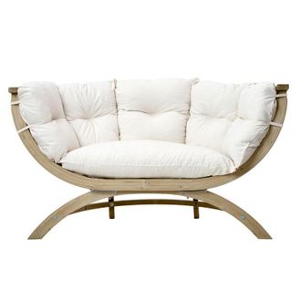 Amazonas Sandals Loungesofa Siena Due Natura inkl. Sitzkissen ca. 171,5 x 94 x 67 cm f&uuml;r Haus und Garten - Amazonas