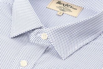 Bexley Beranger - Chemise homme blanc et bleu