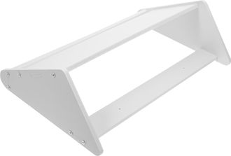 Garneck Wandmontiertes Schuhregal Weiß Ultradünner Schuhaufhänger für Tür und Schlafzimmer Platzsparend Einfache Montage Stabile und Umweltfreundliche Aufbewa