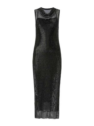 Pinko Robe Au Genou - Noir
