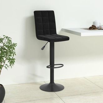 vidaXL Barhocker Schwarz Samt - Vidaxl