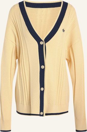 adidas Originals Adidas Originals Zopfmuster-Strickjacke gelb