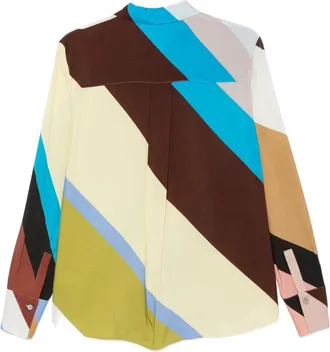 Paul Smith Geometric Colorblock Shirt - Multicolor