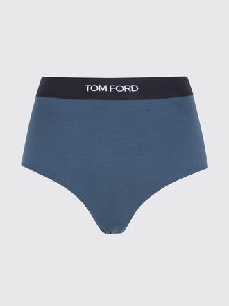 Tom Ford Culotte taille haute en modal et &eacute;lasthanne avec logo jacquard