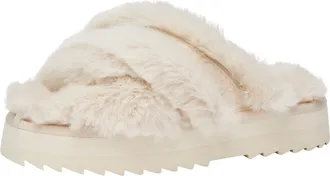 Tommy Hilfiger Damen Premium Strap Home Slipper FW0FW07330 Hausschuhe, Weiß (Ancient White), 37/38 EU
