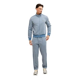 Lacoste Paris Jacquard Trainingspak - Homme - Sport - Bleu - Taille: S