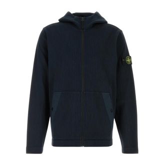 Stone Island V0020 Strickjacke - - Sweatshirts & Hoodies - Herren - Blau - L