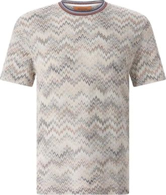 Missoni Homme, Pulls, Multicolore, Taille: XL Maille &agrave; col rond