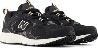 New Balance Sneaker NEW BALANCE 408, Damen, Gr. 37,5, schwarz cement, bisque, flat taupe, Synthetik, Schuhe Sneaker, von dem New Balance 530 inspiriert, Topseller