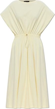 Fabiana Filippi Femme, Robes, Jaune, Taille: 34 FR Robe avec Cordon de Serrage
