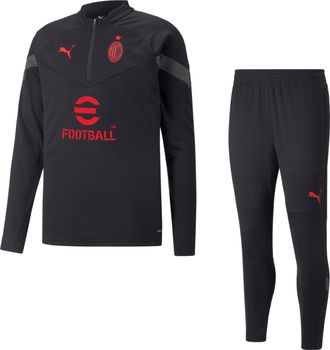 Puma AC Mailand Trainingsanzug f&uuml;r Herren Trainingsjacke und Trainingshose | AC Mailand Fanartikel | Fu&szlig;ball Fanartikel, Gr&ouml;&szlig;e:XXL, Farbe:Anthrazit