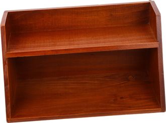 Soimiss Mehrschichtiges Holzregal Für Desktop-aufbewahrung Lagerhalter Für Kleinteile Organizer-Regal Für Schreibtischdekoration