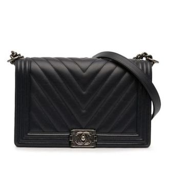Chanel Pre-owned The Boy Flap Crossbody Bag - - Pre-owned - Damen - Schwarzk - ONE SIZE