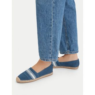 Tommy Hilfiger Espadrilles Tommy Hilfiger Hilfiger Webbing Espadrille FW0FW09334 Blau