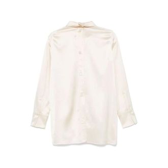 Gentryportofino Femme, Blouses et Chemises, Beige, Taille: 38 FR Blouse Longue
