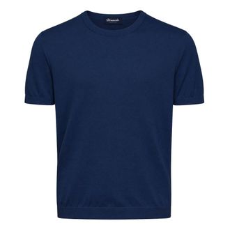 Drumohr Homme, Tops, Bleu, Taille: L T-Chemises