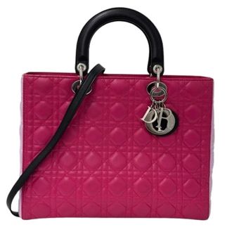 Dior Pre-owned Cuir sacs-dior - Femme - Pre-owned - Rose - Taille: ONE Size