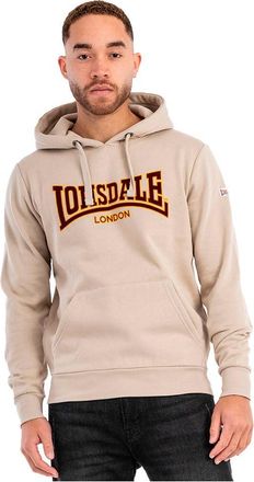 Lonsdale Herren Kapuzensweatshirt schmale Passform Hooded Classic LL002, Sand, 3XL