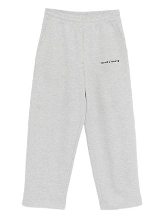 Romeo Hunte Hose mit Logo-Stickerei - Grau