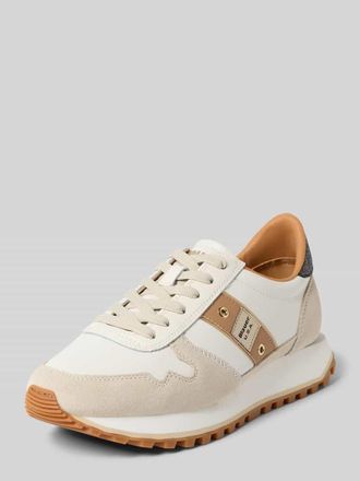 Blauer Sneaker mit Label-Detail Modell MILLEN03