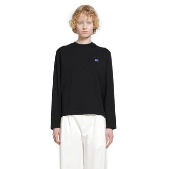 Jil Sander Cotton Crewneck Long Sleeve T-Shirt