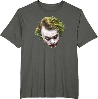 Batman The Dark Knight Painted Joker Head T-Shirt
