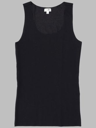 Maison Margiela Cotton-Elastane Tank Top - Black