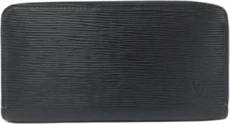 Louis Vuitton Portefeuille long Epi doccasion (bi-pli) - Femme - Pre-owned - Noir - Taille: ONE Size