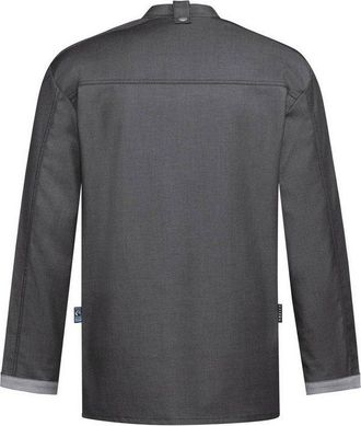 Greiff Kochjacke Greiff GASTRO-MODA Cuisine Herren Kochjacke Bikerstyle Anthrazit