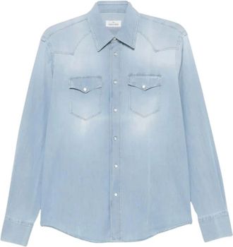 Alessandro Gherardi Homme, Chemises, Bleu, Taille: 2XL Chemise en jean