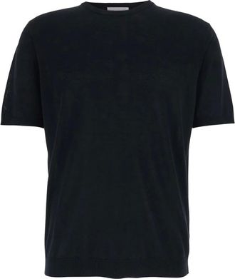 Roberto Collina Homme, Tops, Noir, Taille: 2XL Cotone