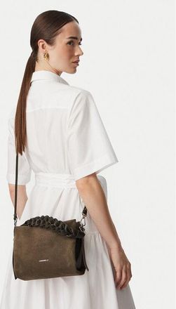 Coccinelle Handtasche P6P Boheme Suede Bimaterial E1 P6P 58 01 01 Khakifarben