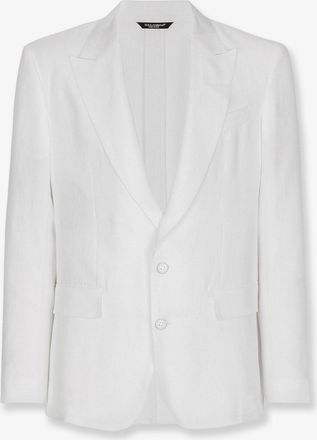 Dolce & Gabbana Sicilia single-breasted linen blazer - DOLCE & GABBANA - gender_Man